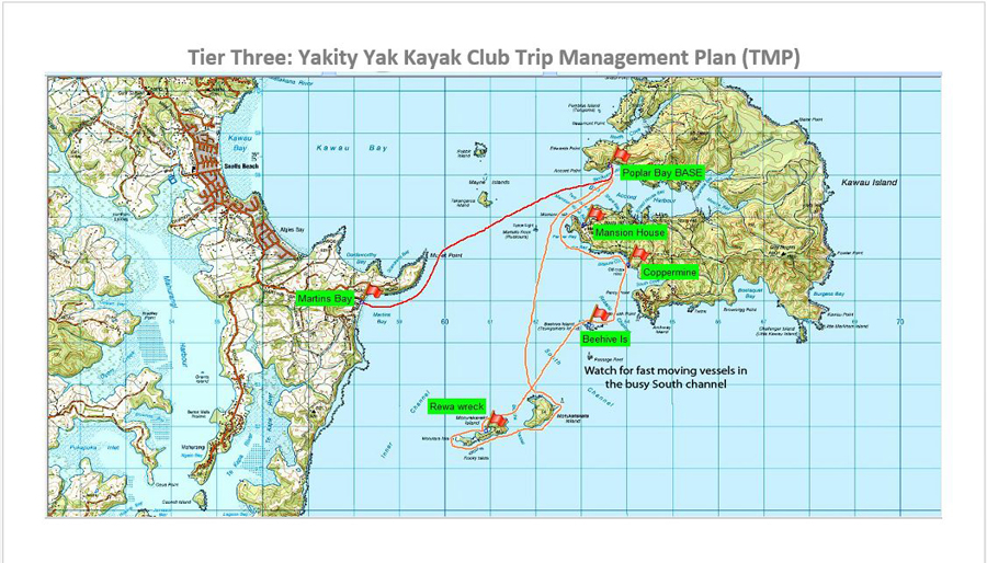 Kawau Island - Martins Bay to Poplar Bay